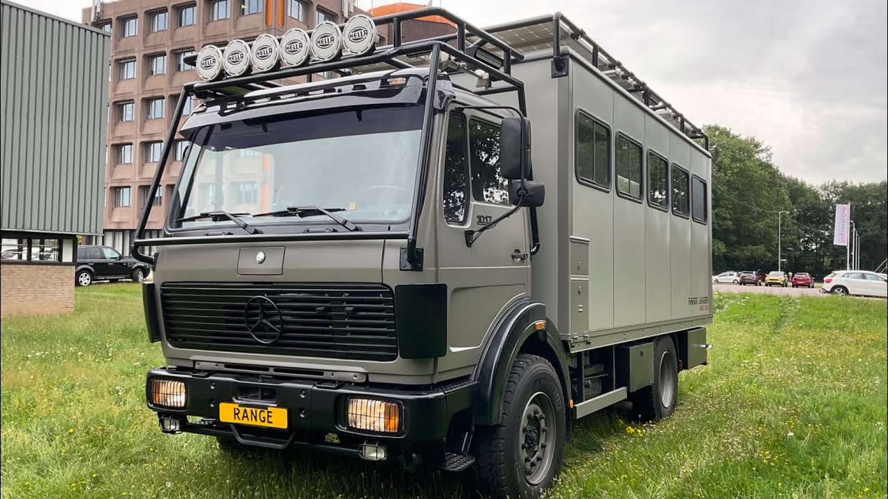 Mercedes-Benz 1017A (1983) - expeditie truck - YouTube