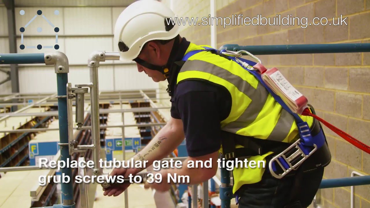 Simplified Building Double Bar Self Closing Safety Gate - YouTube