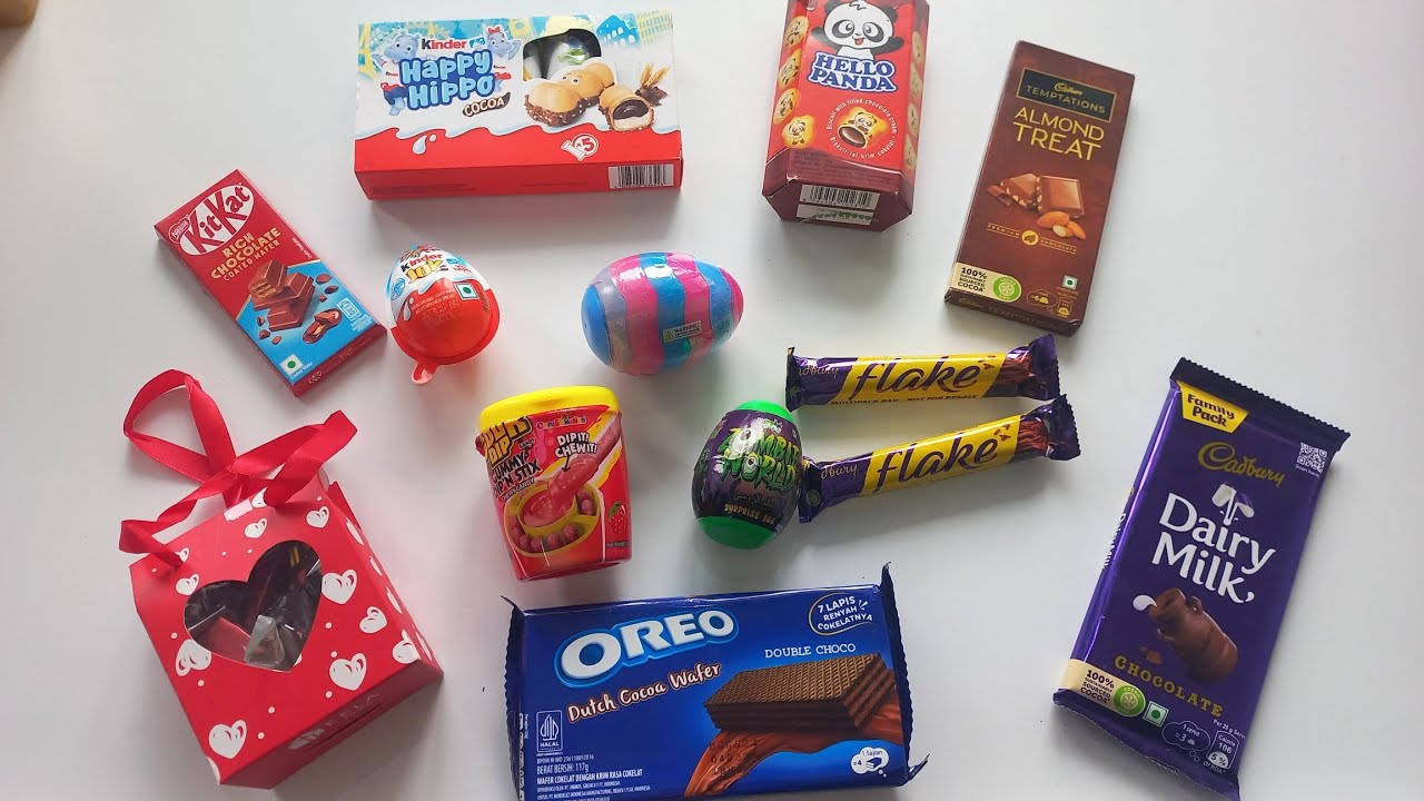 So many chocolates, surprise toys, chocolate opening video, lots of ...