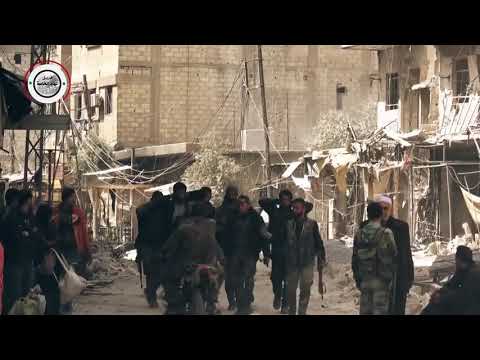 Doğu Guta da öso teröristlerin Suriye ordusu tarafından Harasta bölgesinde canlı olarak ele geçti