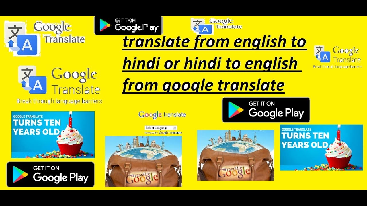 how to translate any language like hindi to english and english to ...