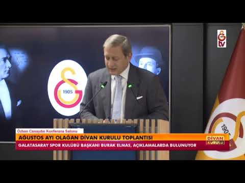 11 Ağustos 2021 Galatasaray Divan Toplantısı - Kulüp Başkanı Burak Elmas Konuşması - 1