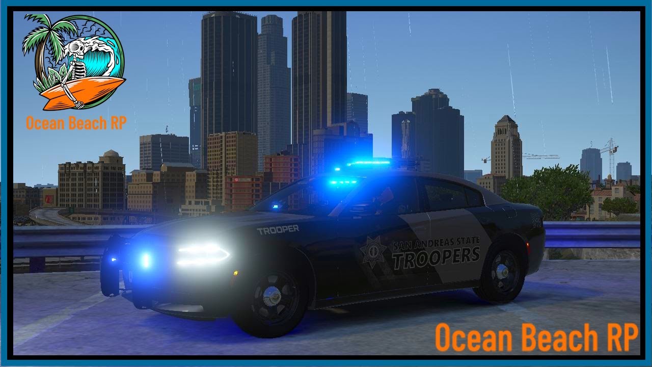 Ocean Beach RP 3.0🔴| Semi Realistic Police SAST Davis And South Of Los ...