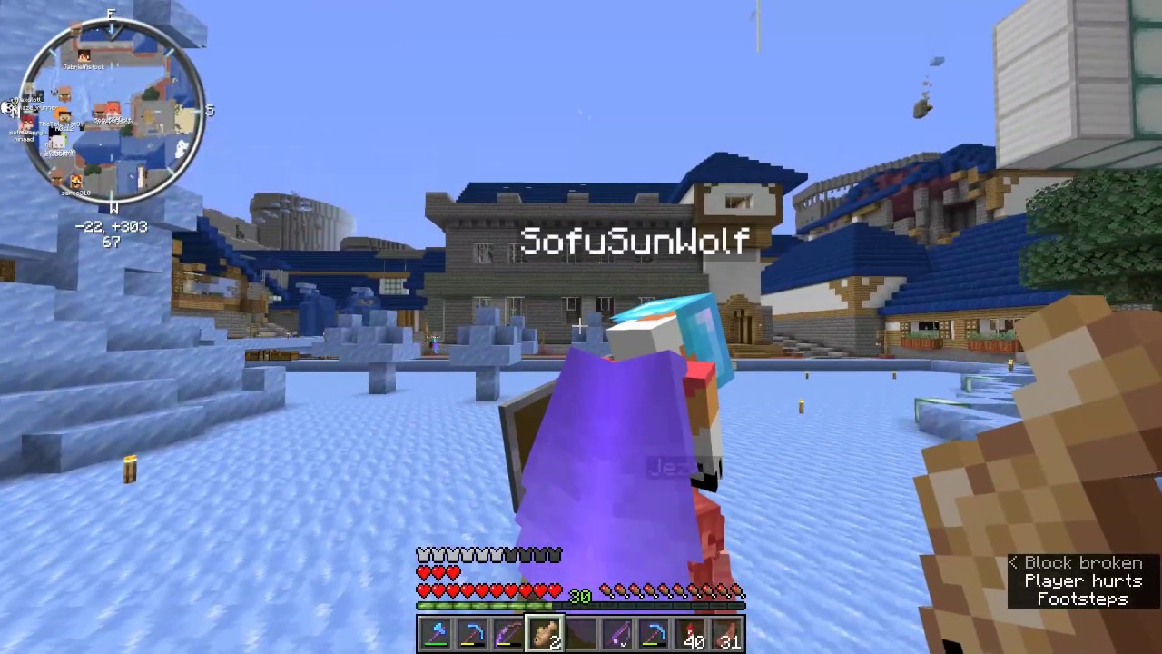 Epic Minecraft anime fight - YouTube