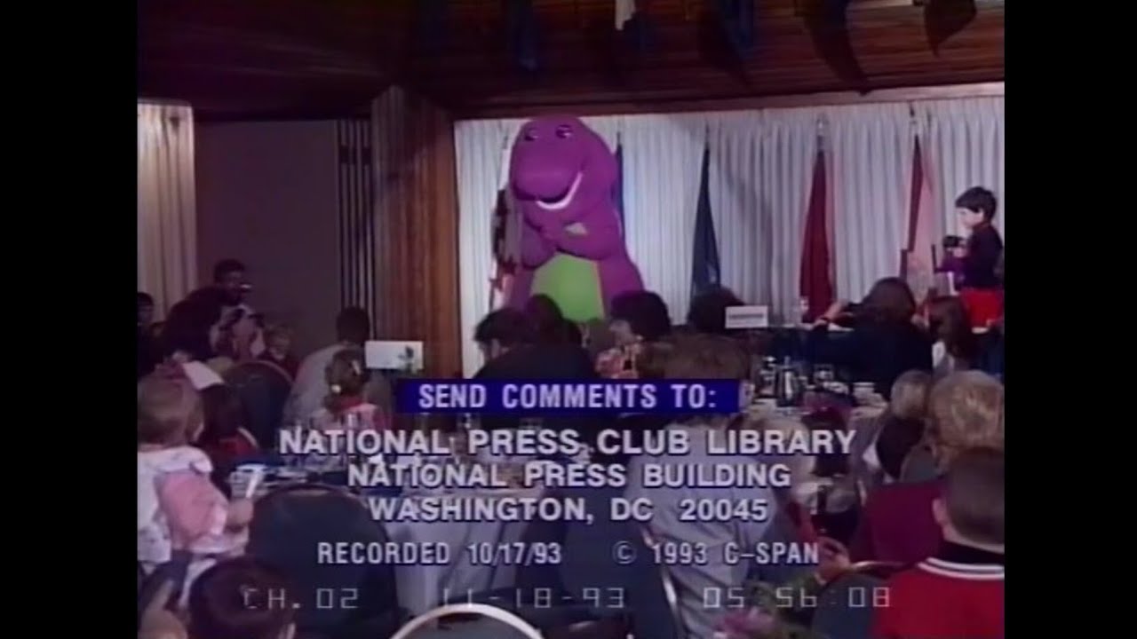 The Creation of "Barney "November 17, 1993 Appearance With Barney ...