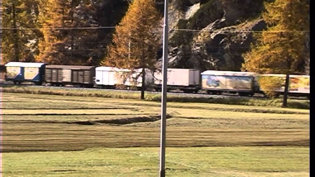 More Swiss Narrow Gauge Trains - The Brig Visp Zermatt Line - YouTube