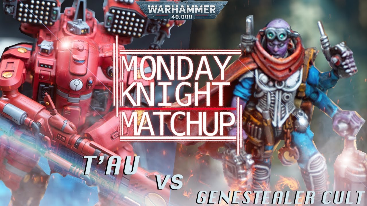 Tau vs Genestealer Cult Warhammer 40k Battle report Monday Knight ...
