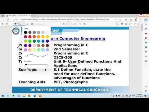 Programmin in C: User Defined Functions Part1 - YouTube