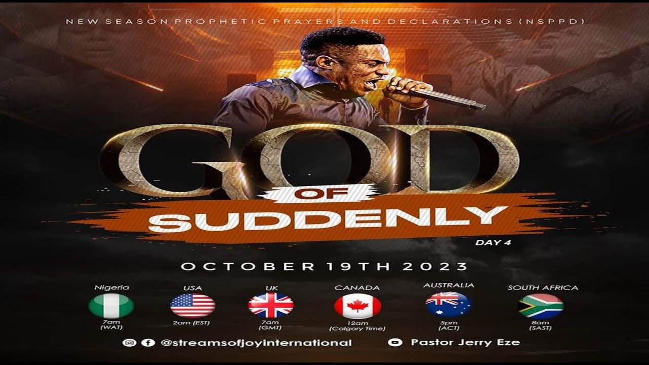 GOD OF SUDDENLY - DAY 4 || NSPPD || 19TH OCTOBER 2023 - thejesusculture