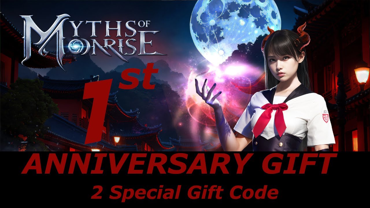 How to Redeem Myths of Moonrise First🎁🎁 Anniversary New Gift Code - YouTube