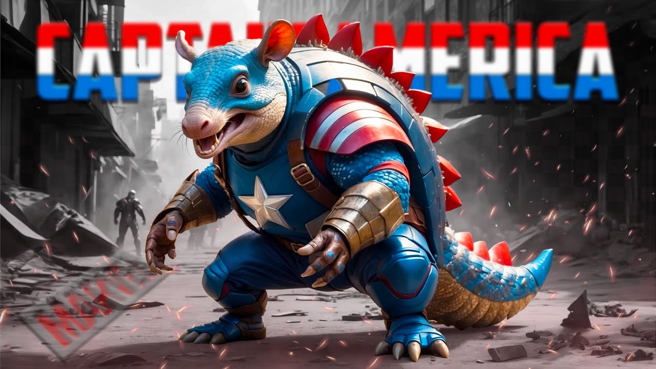 EXTRAORDINARY! MARVEL DC Super Heroes But A Giant ARMADILLO Destroys ...