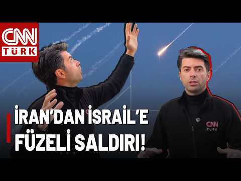 İran'dan İsrail'e Büyük Hava Saldırısı! O Anları CNN TÜRK Görüntüledi...