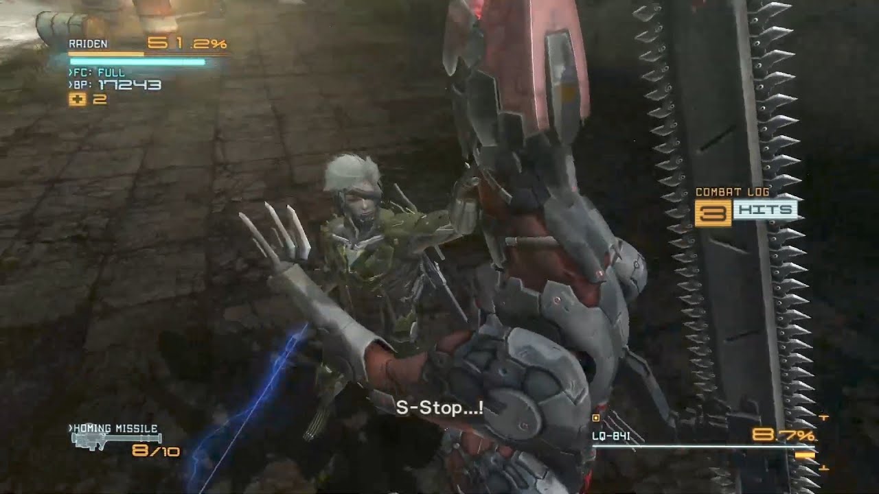Metal Gear Rising: Revengeance - Blade Wolf LQ-84i Boss Battle - YouTube