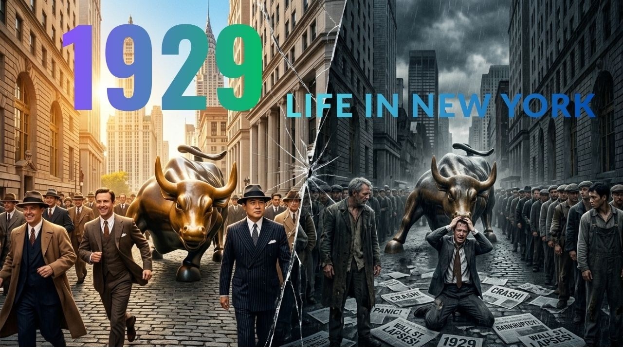 What was life like for a poor family in New York in 1929 (AI ...