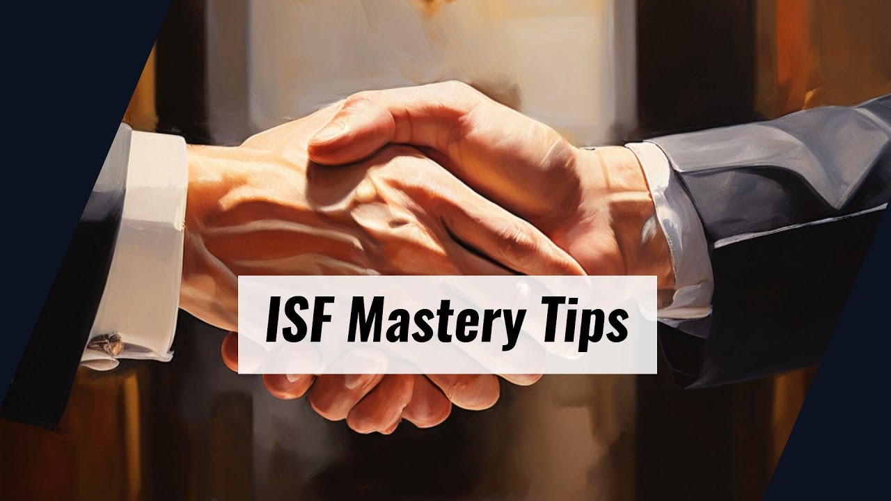 Mastering ISF Management: Best Practices Unveiled - YouTube
