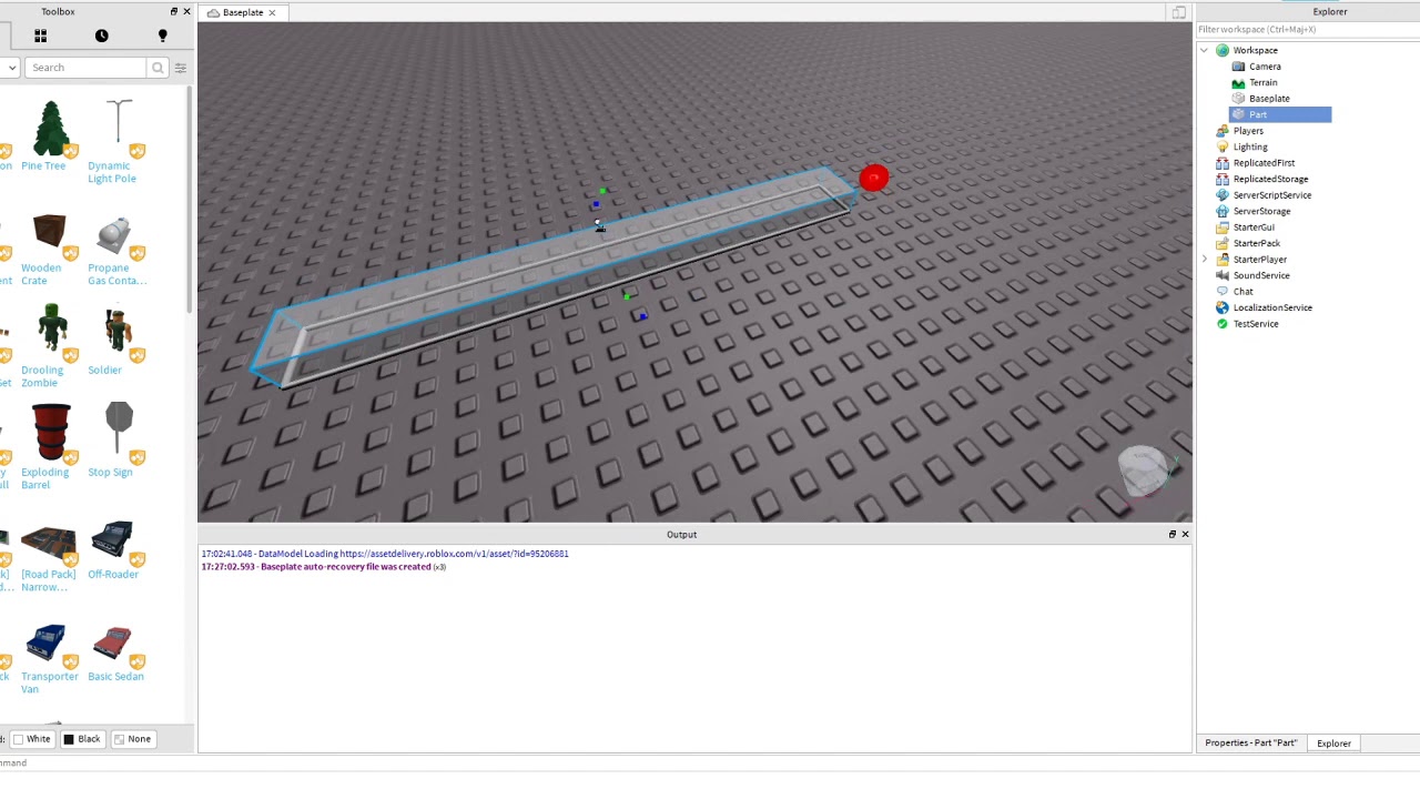 How to make a flat object in roblox studio - YouTube