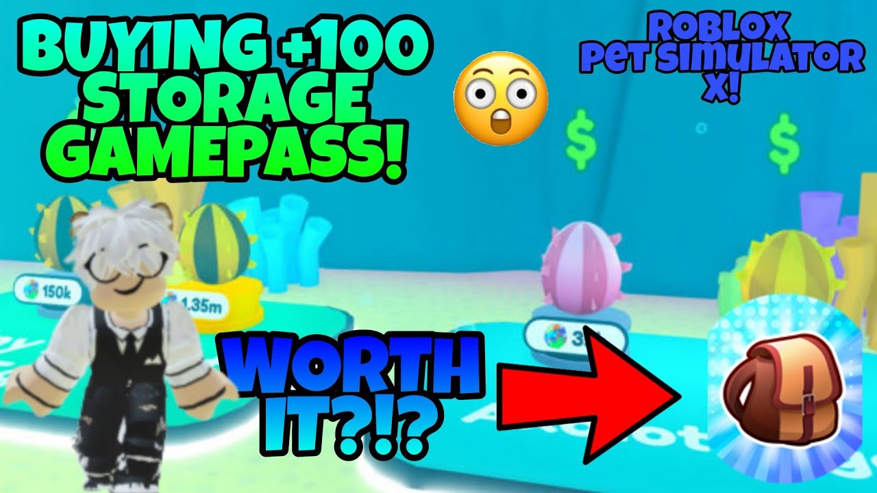 Buying +100 pet storage in Pet simulator X! 🥳 | WORTH IT?!? | #roblox # ...