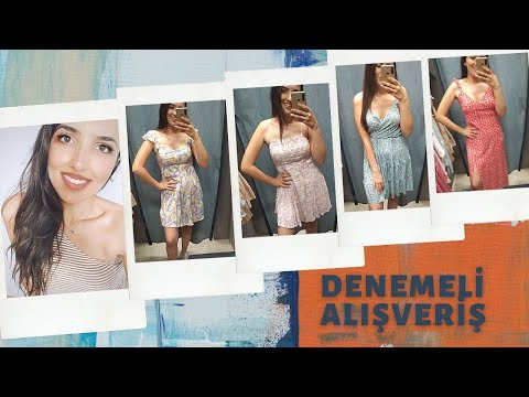 Denemeli alışveriş | Mağaza turu | yeni sezon çiçekli elbiseler