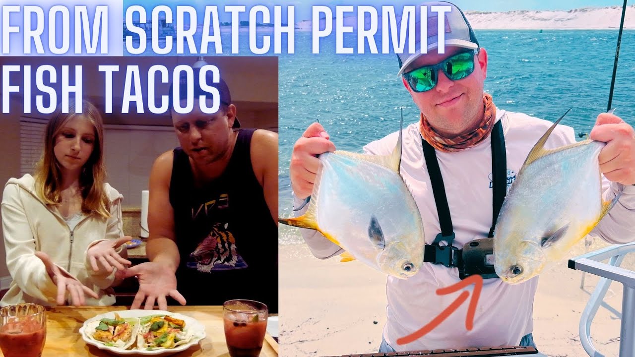 Rare Permit Fish Tacos Catch and Cook Surf Fishing Florida How to Surf ...