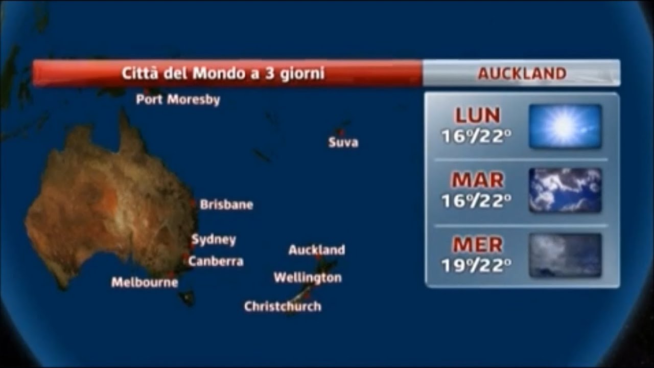 Sky Meteo 24 - Previsioni mondiali [2011-2016, versione completa] - YouTube