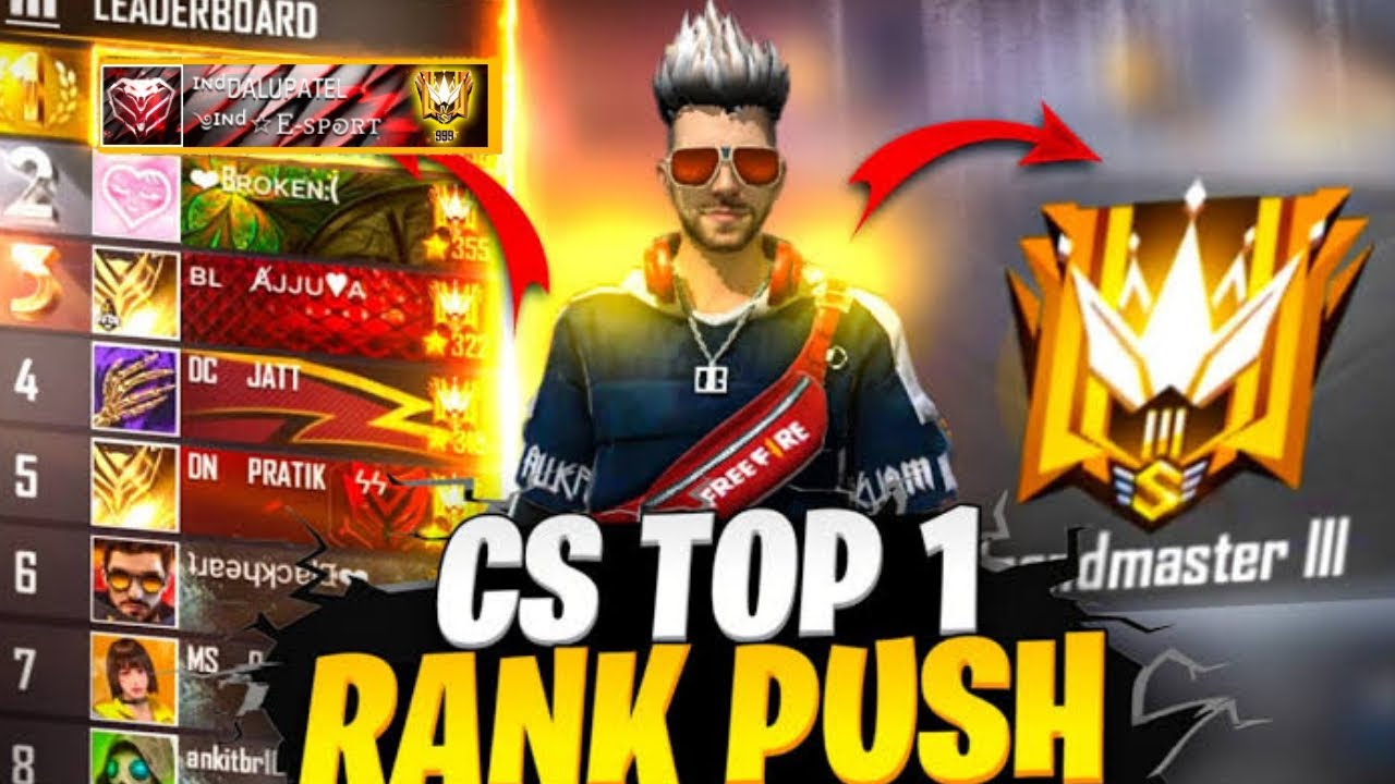 CS RANKED PUSH WITH SUBSCRIBER FREE FIRE LIVE| CS RANK PUSH FREE FIRE ...