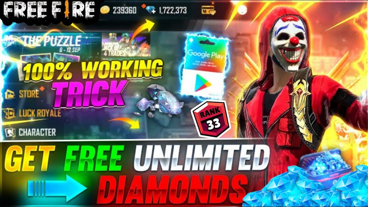 DAILY 1,500 DIAMONDS FREE 😱 | HOW TO GET FREE DIAMONDS IN FREE FIRE 💎 ...