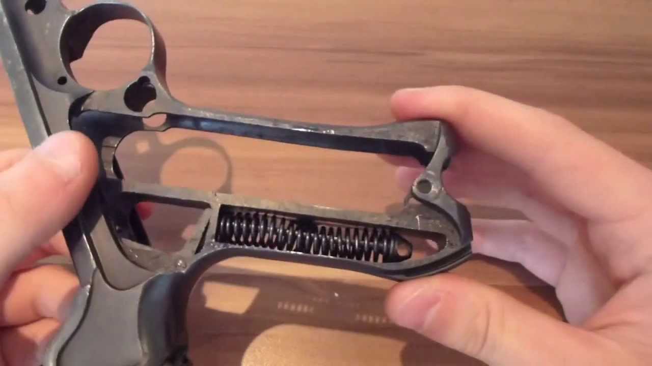 ww1 1918 luger p08 9mm parabellum pistol full disassembly (Deactivated ...