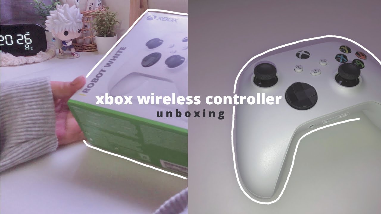 📦 a mini aesthetic unboxing | white xbox wireless controller 🤍 🎮 | a s ...