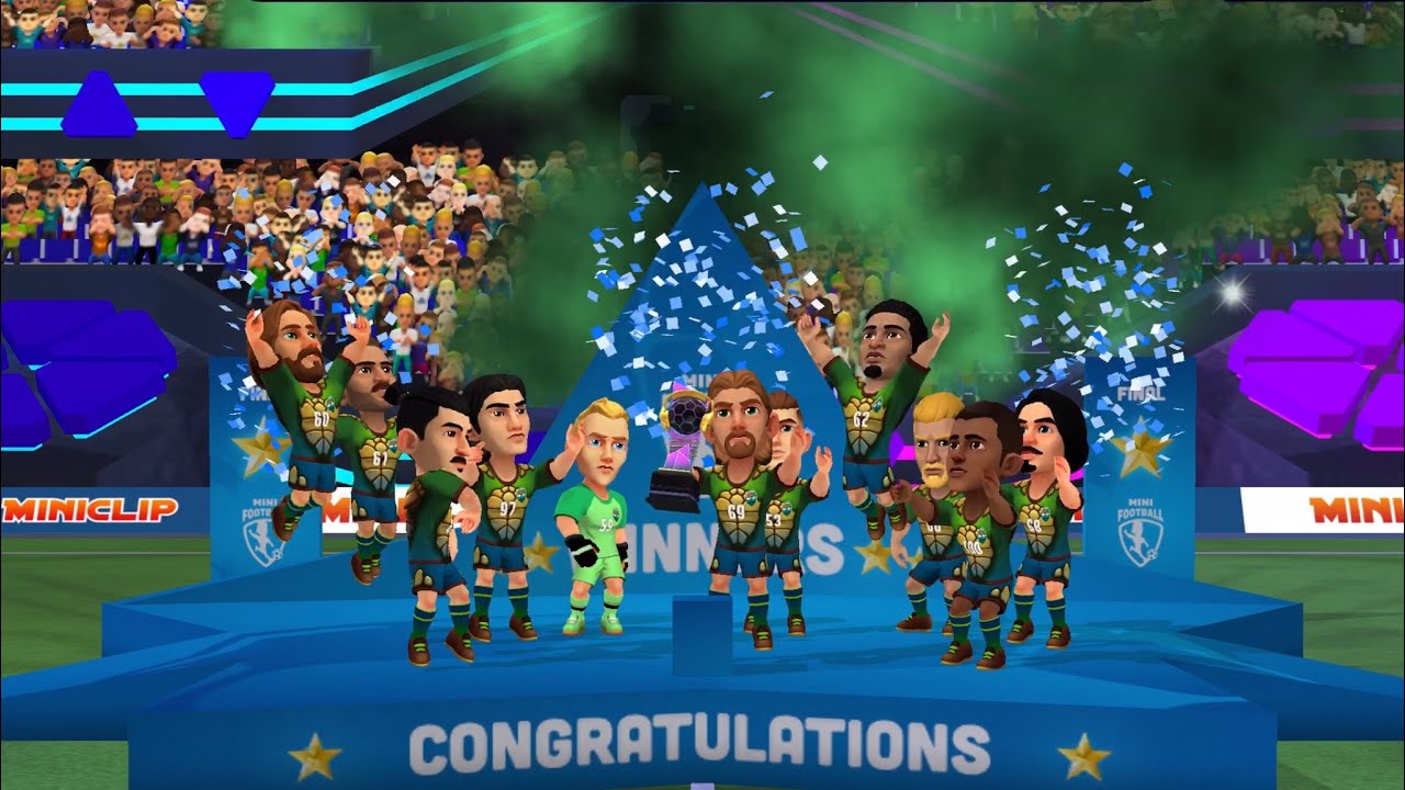 #minifootball Cyber Football Tournament 🤖 everything happens 🤩 bicycle ...