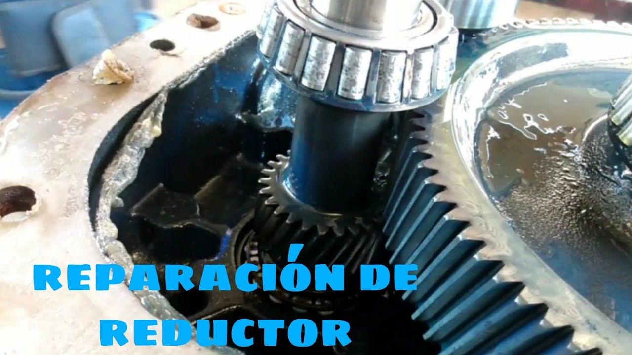 Cambio de baleros y reparación de reductor de velocidad - YouTube