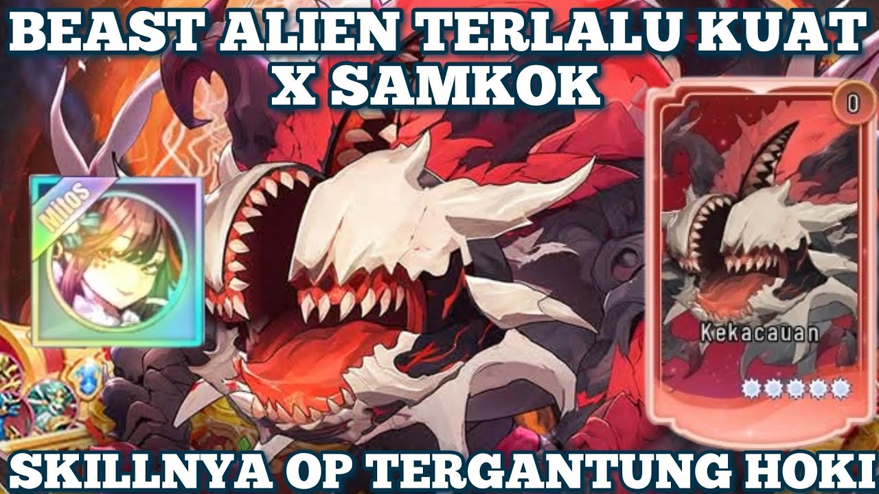 Beast Alien Terlalu Kuat Skillnya OP Tergantung Hoki X Samkok 2025 ...