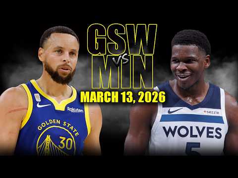 Golden State Warriors vs Minnesota Timberwolves Full Game Highlights – March 13, 2026 | NBA Season
