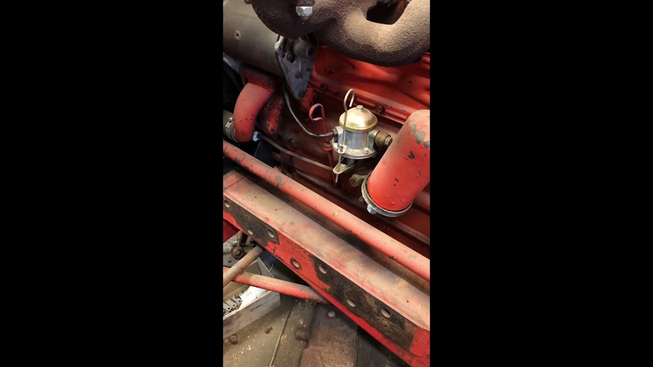 Fitting fuel line to a Nuffield or Marshall tractors - YouTube