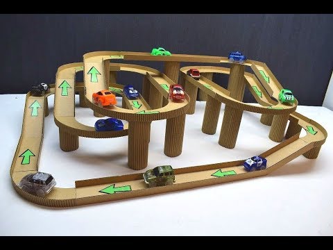 DIY Car Racing Game from Cardboard - YouTube