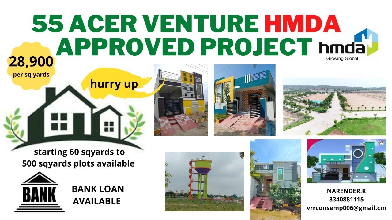 open plots,independent house, sale in hmda venture near to Ecil keesara ...