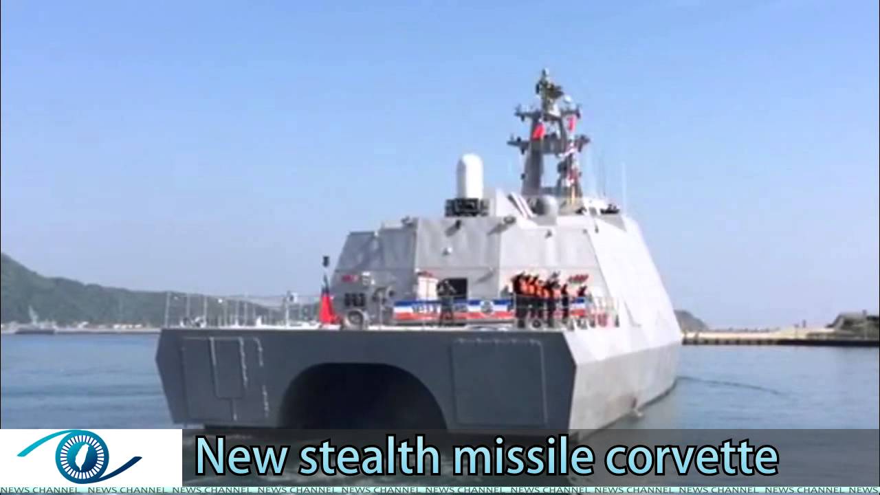 Minister lauds Navy's new stealth missile corvette - YouTube