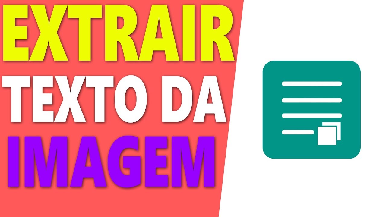 Como EXTRAIR TEXTO da IMAGEM? Tutorial - YouTube