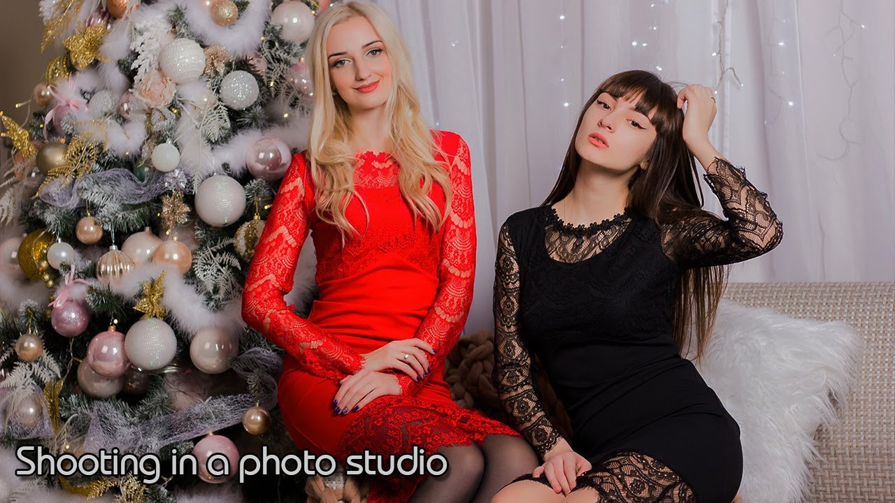 Commercial for a women's clothing store. Shooting in a photo studio ...