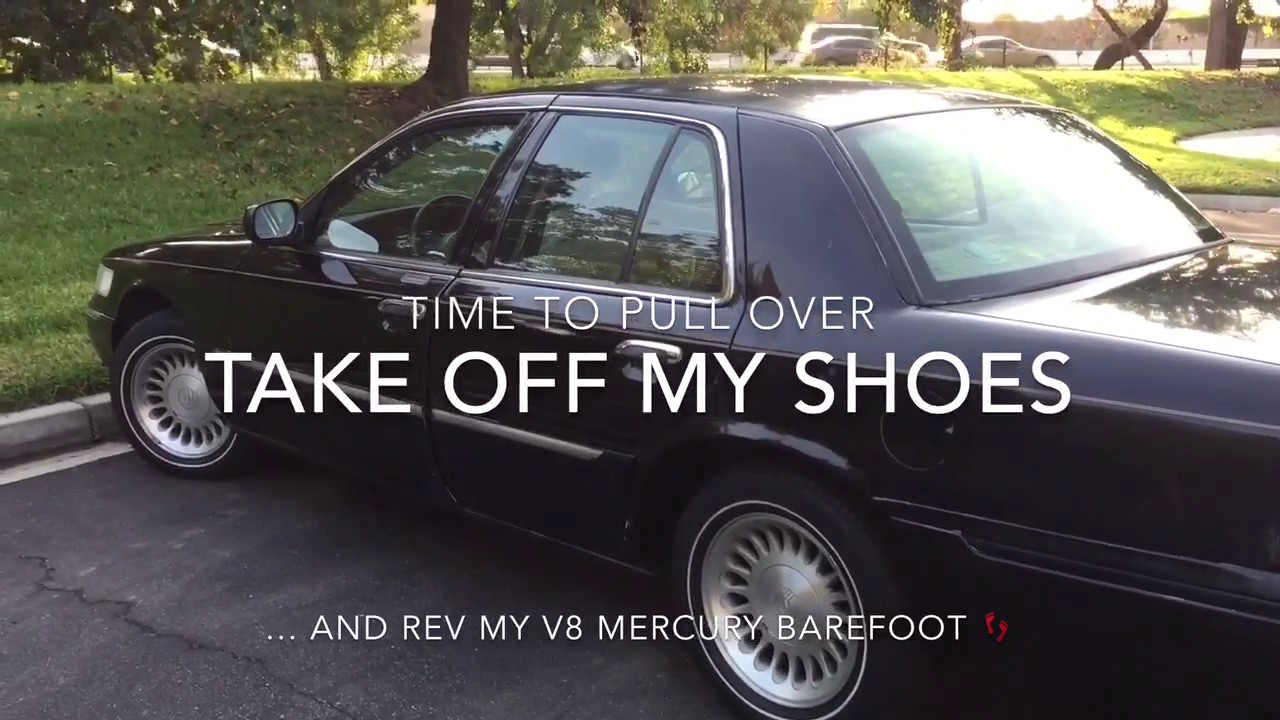 Barefoot Revving Revvlyn Pedal Pumping V8 Mercury - YouTube