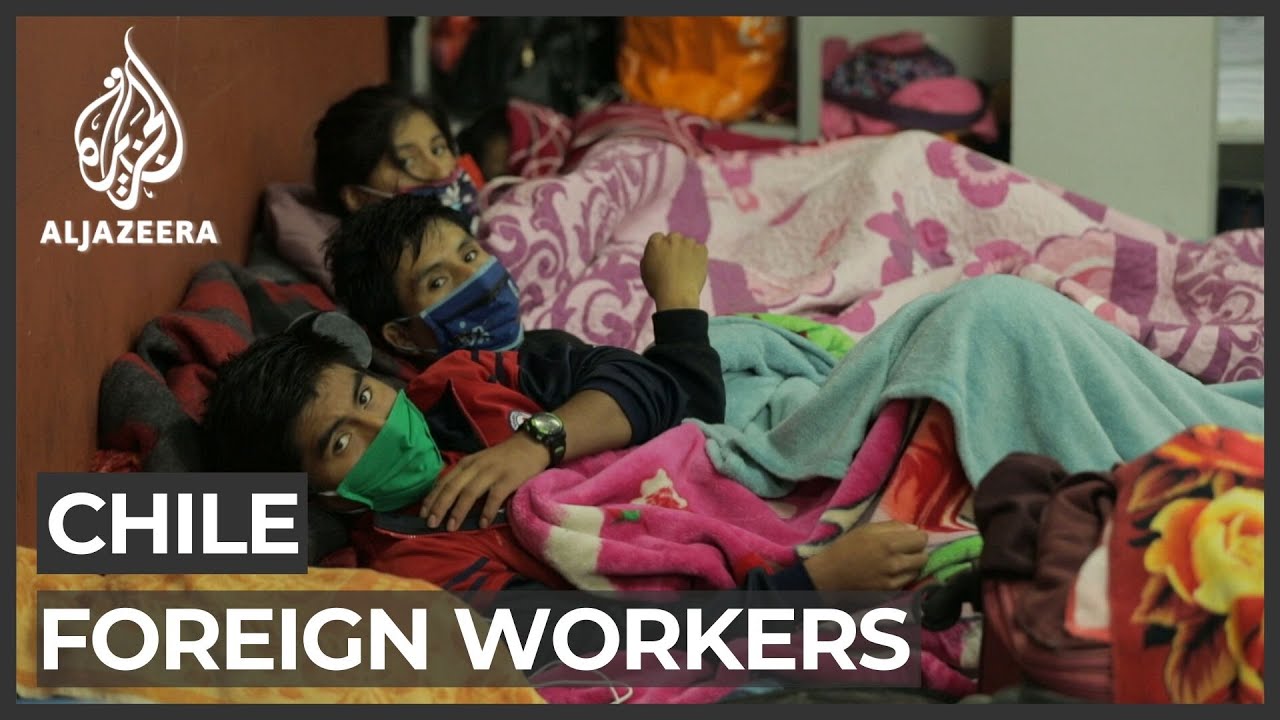 COVID-19: Thousands of foreign workers stranded in Chile - YouTube