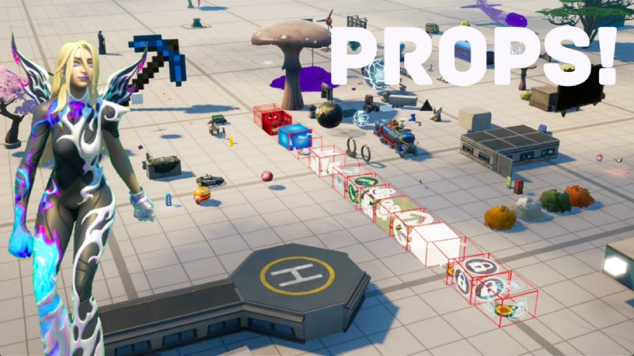 (giveaway closed) unreleased props fortnite creative part 2 - YouTube