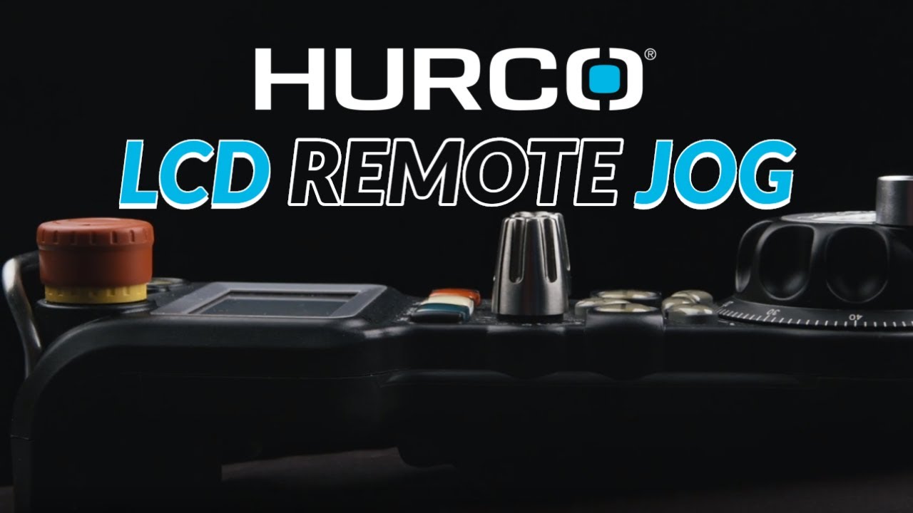 LCD Remote Jog - Hurco CNC Machine Feature - YouTube