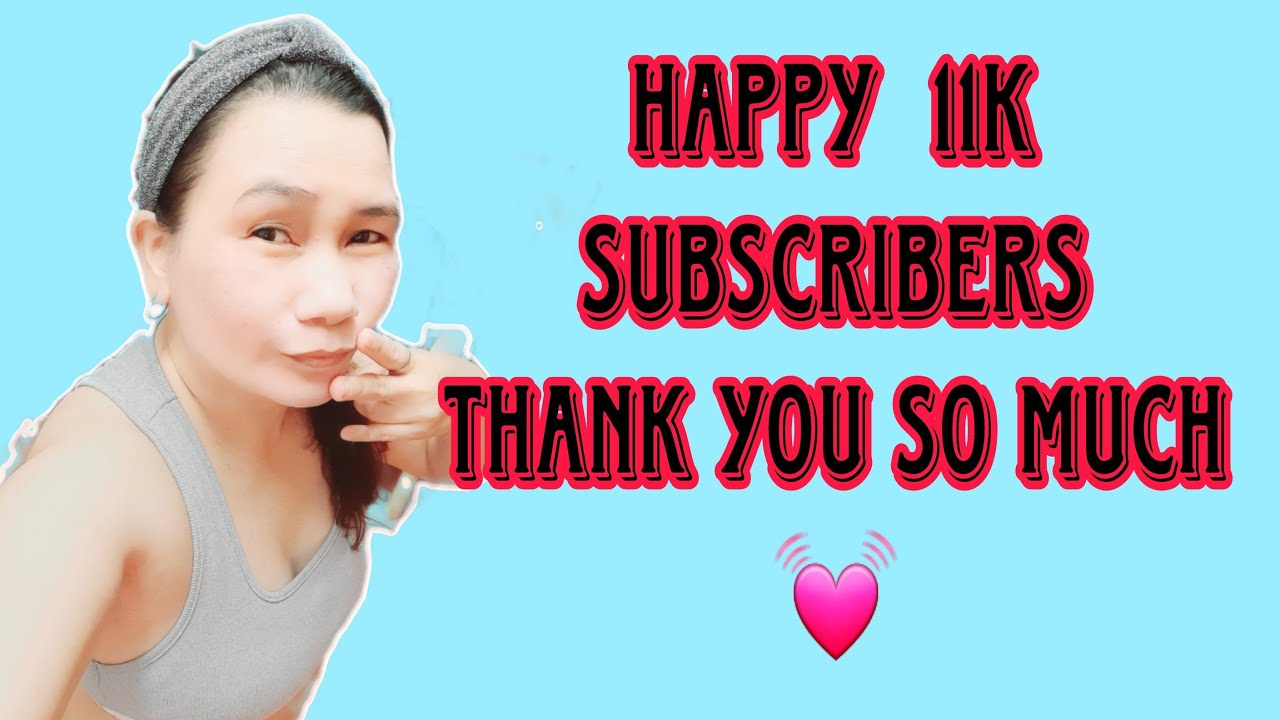 Happy 11k subscribers (thank you) - YouTube