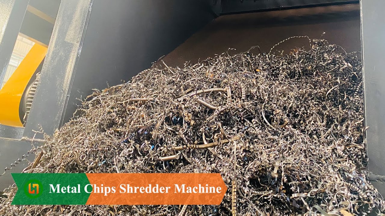 Metal Chip Crusher | Metal Chip Recycling Machine | Turning Shredder ...