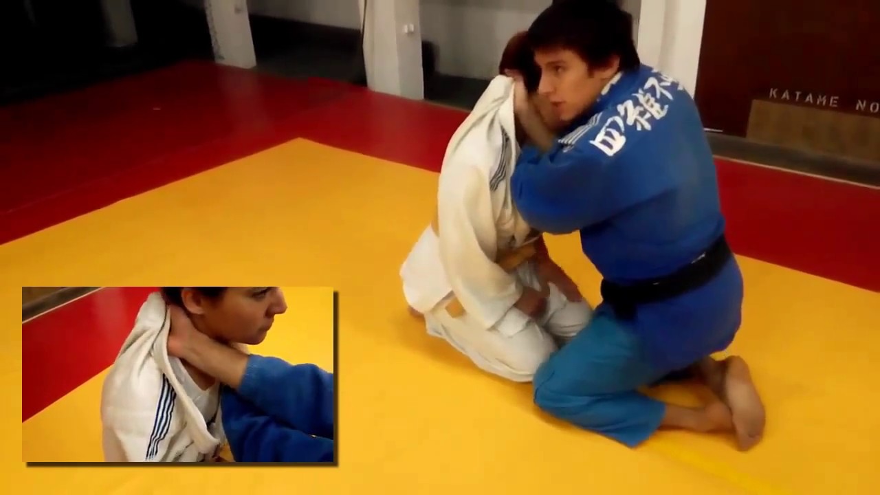 Kata juji jime, nami juji jime y gyaku juji jime - YouTube