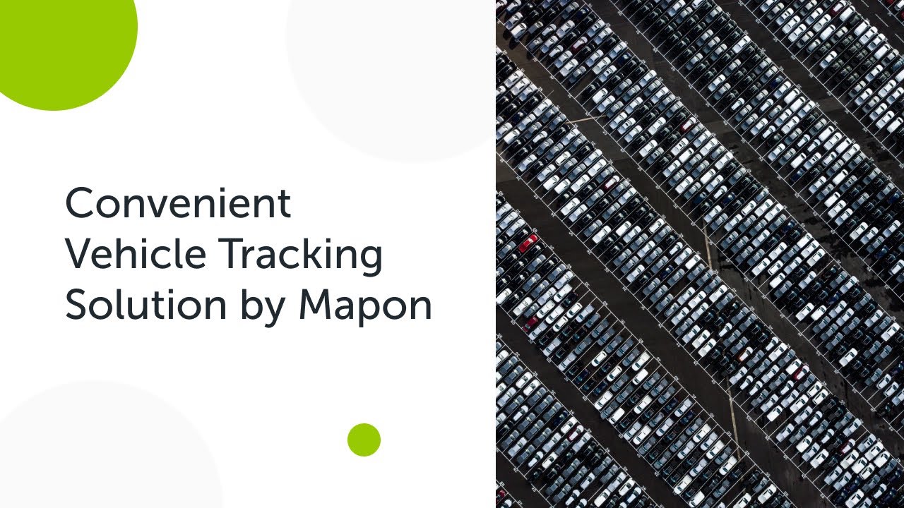 Convenient Vehicle Tracking Solution by Mapon - YouTube