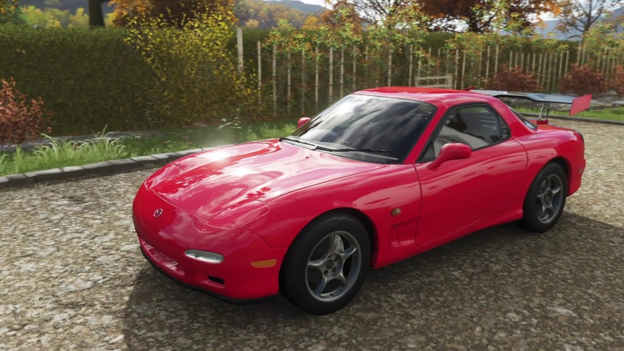 Driving Mazda RX7 | Forza Horizon 4 - YouTube