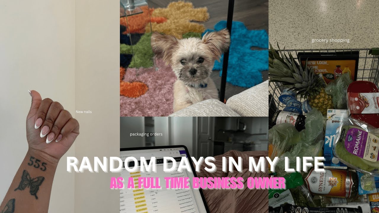 RANDOM DAYS IN MY LIFE | ENTREPRENEUR EDITION - YouTube