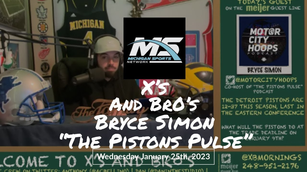 Bryce Simon of "The Pistons Pulse" | X's and Br0's w Anthony Bellino ...