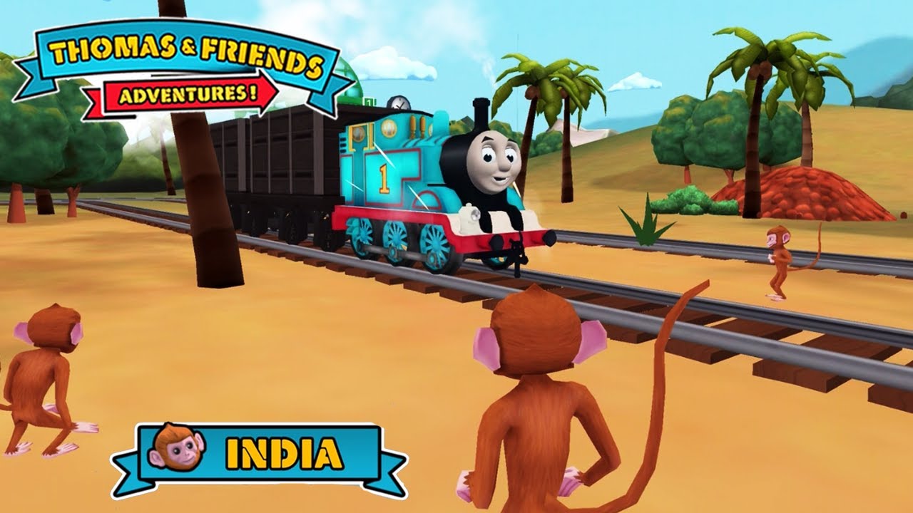 Thomas & Friends: Adventures! - Thomas Happy meet Monkey from India ...
